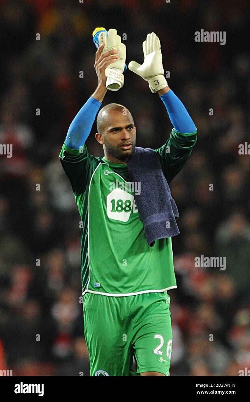 Wigan athletic goalkeeper ali al habsi hi-res stock photography and ...