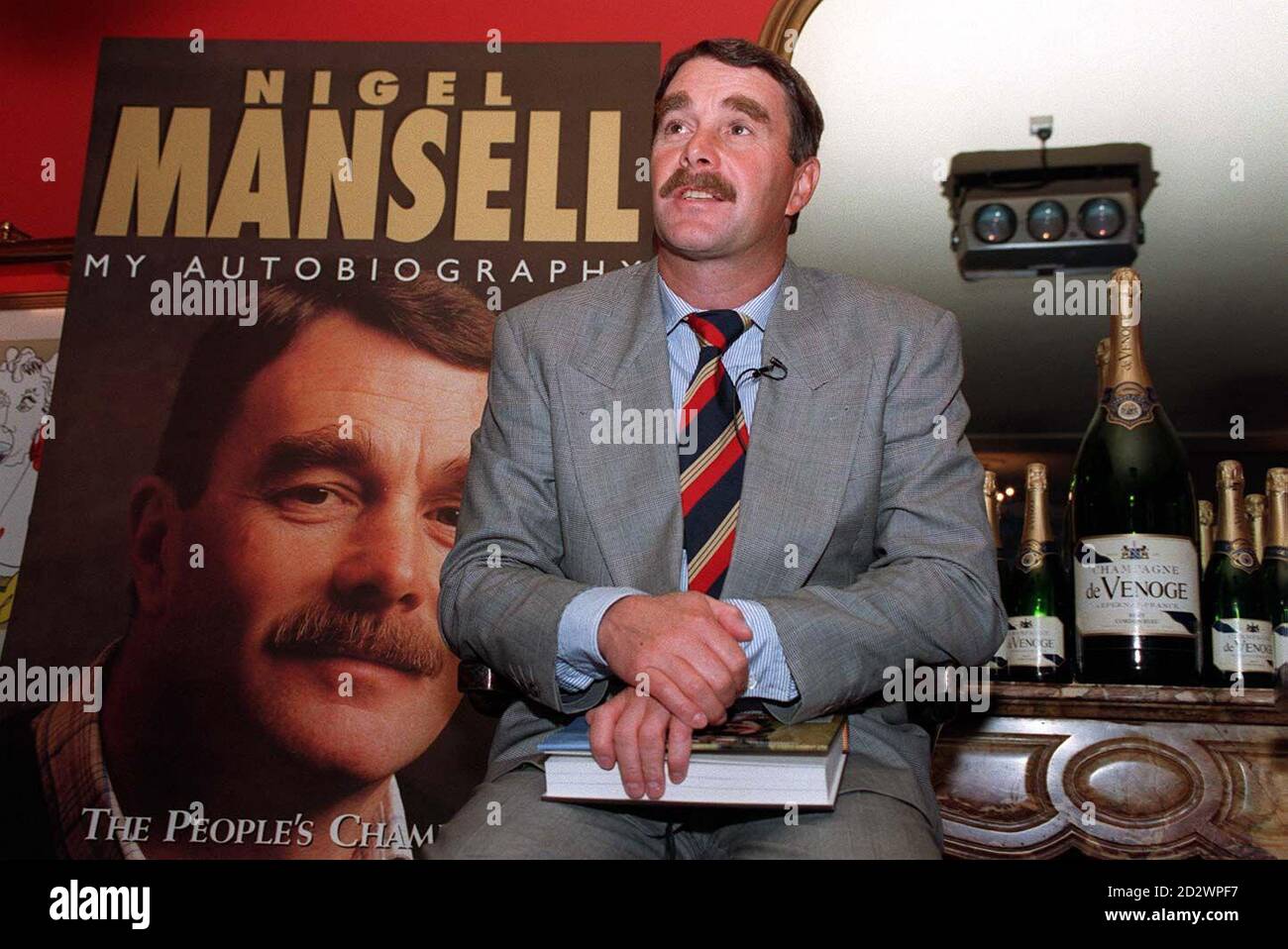 Former World Motor Racing champion Nigel Mansell launching his ...