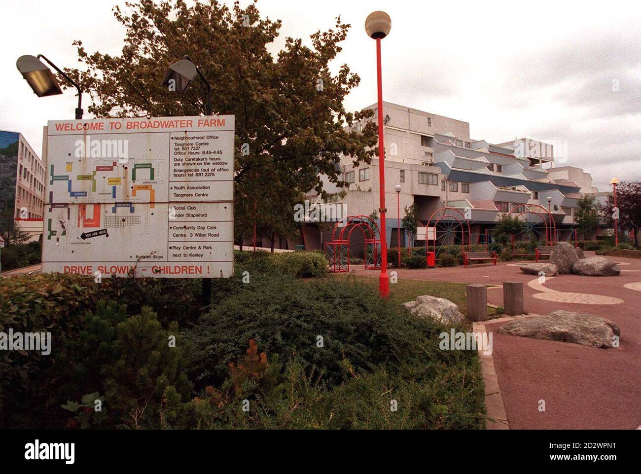 The Broadwater Farm estate in Tottenham, North London, as it is today ...