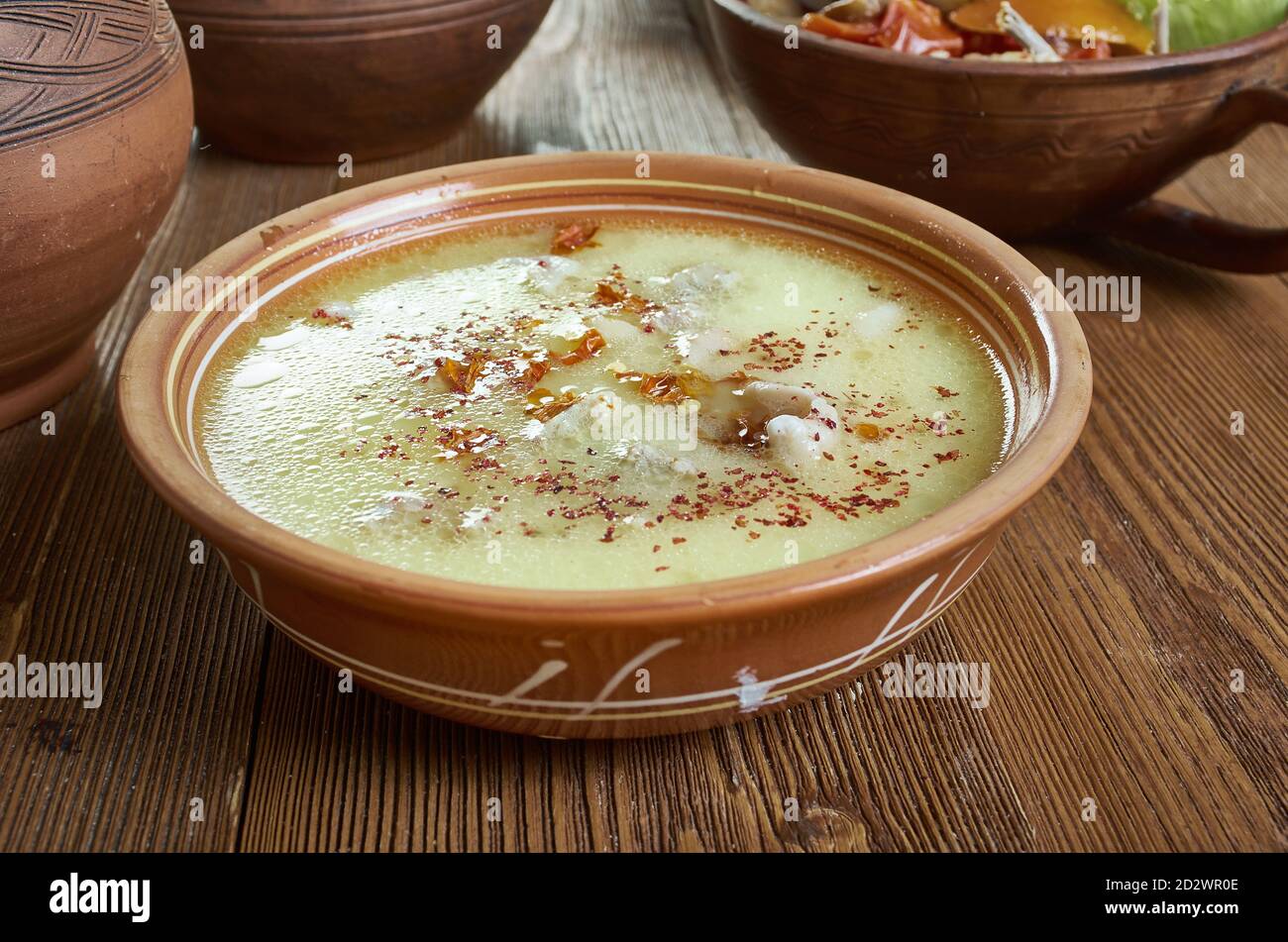 Turkish Tripe chorba - iskembe corbasi, Ottoman cuisine Stock Photo - Alamy
