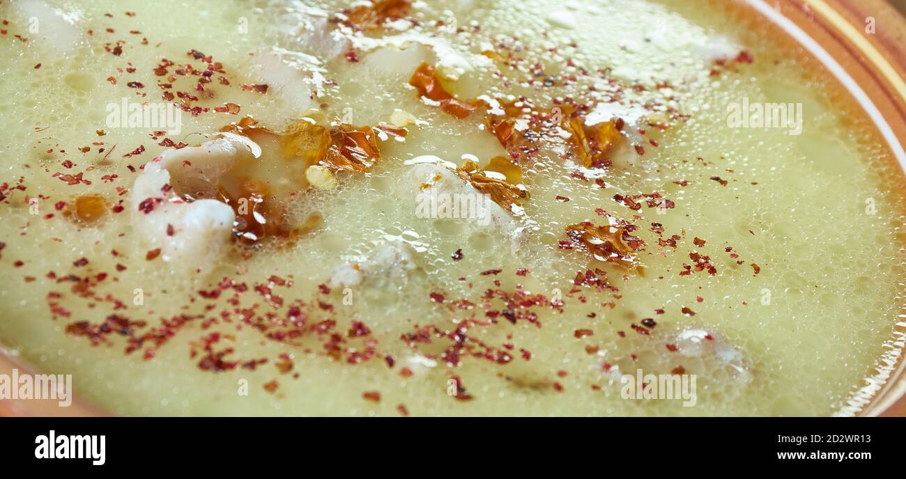 Turkish Tripe chorba - iskembe corbasi, Ottoman cuisine Stock Photo - Alamy