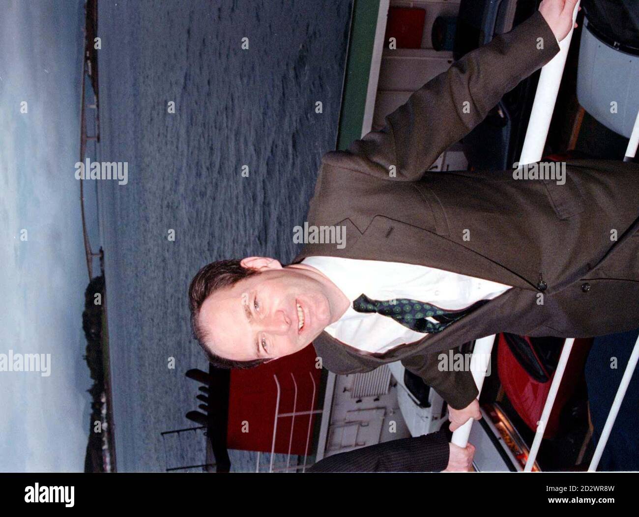 Scottish Secretary Michael Forsyth, takes the ferry to Skye, before ...
