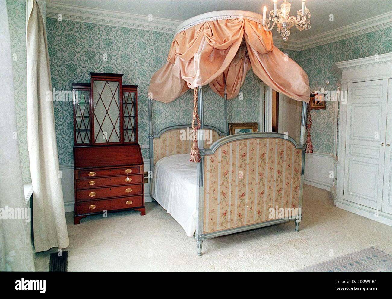 One of the principal bedrooms in Camilla Parker-Bowles new home, Ray ...