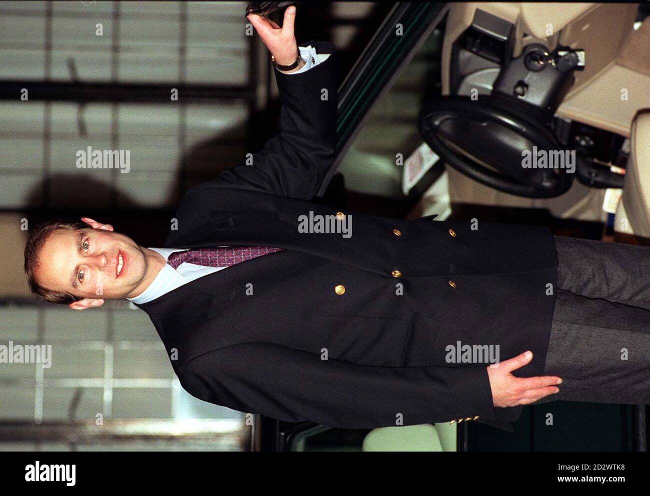 Prince Edward emerges from King Edward VII Hospital, where his ...