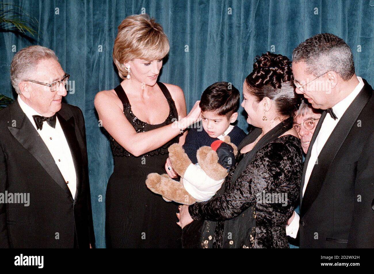 The Princess of Wales meets four-year-old Christopher Baretto and his ...