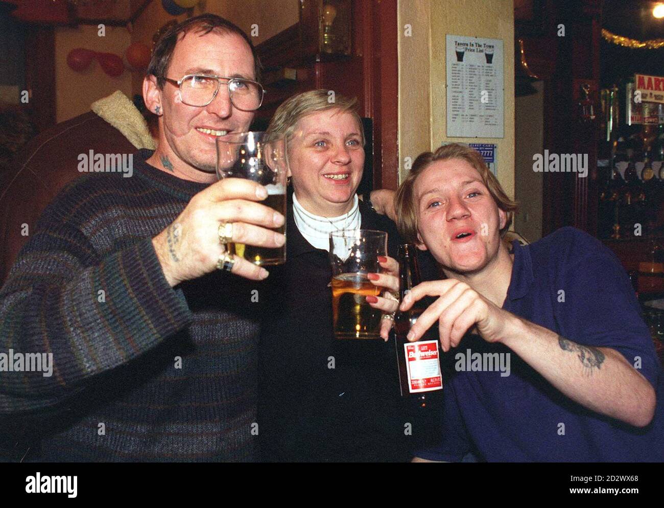 George Woods celebrates his 800,000 win in yesterday's lottery draw ...