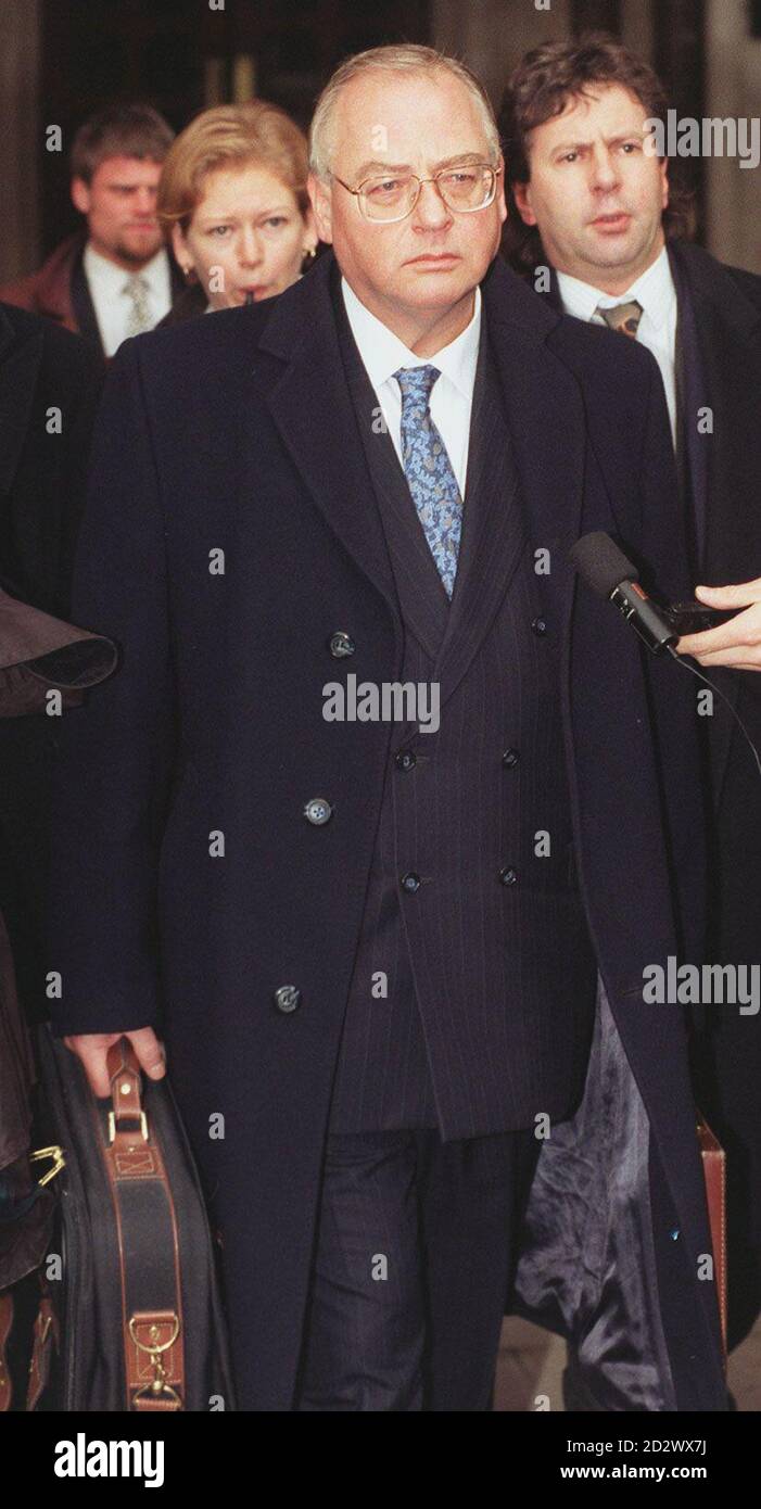 Tory MP David Ashby, leaves the High Court after losing his libel ...