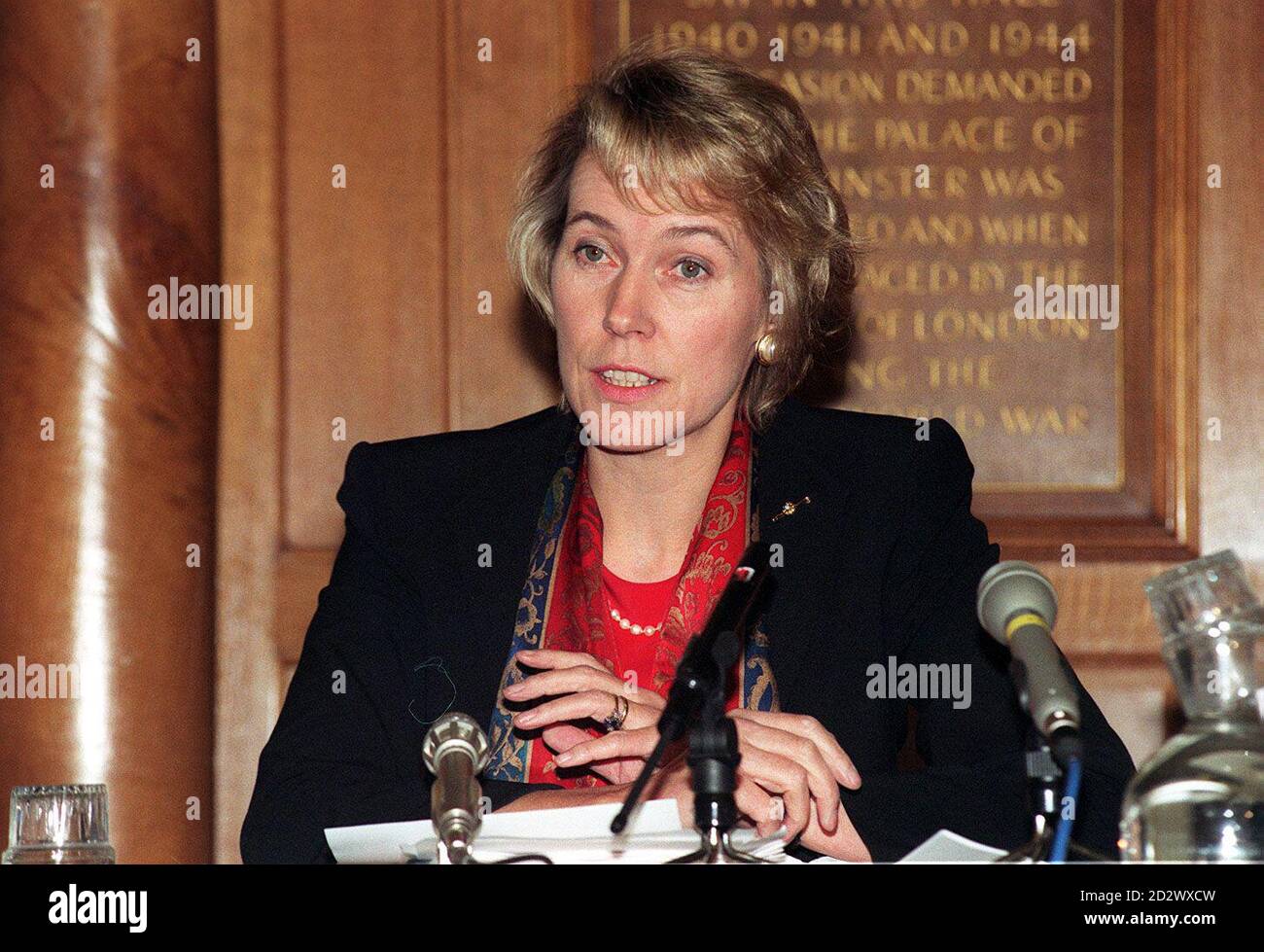 National Heritage Secretary Virginia Bottomley at a Millennium ...