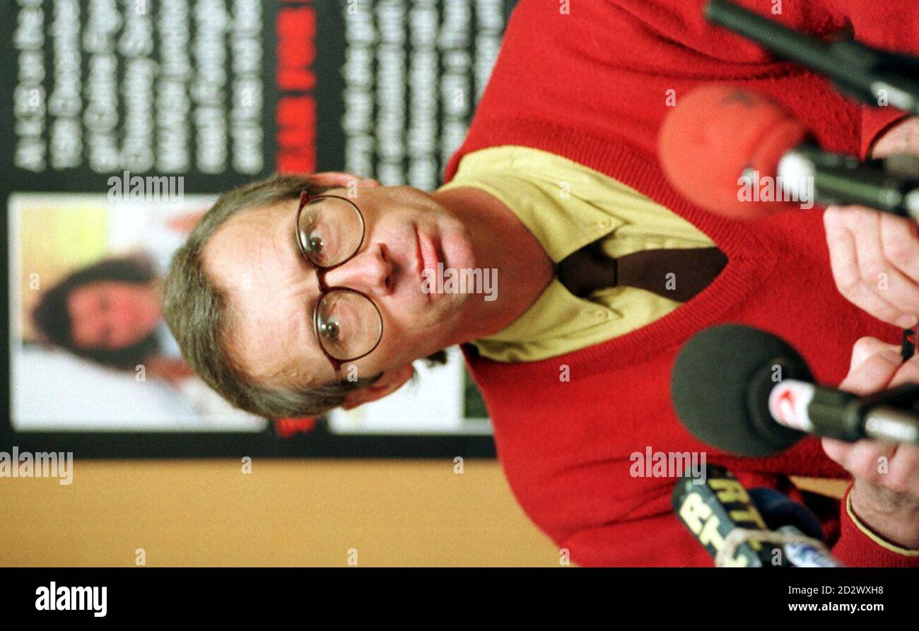 The father of missing french student celine figard hi-res stock ...
