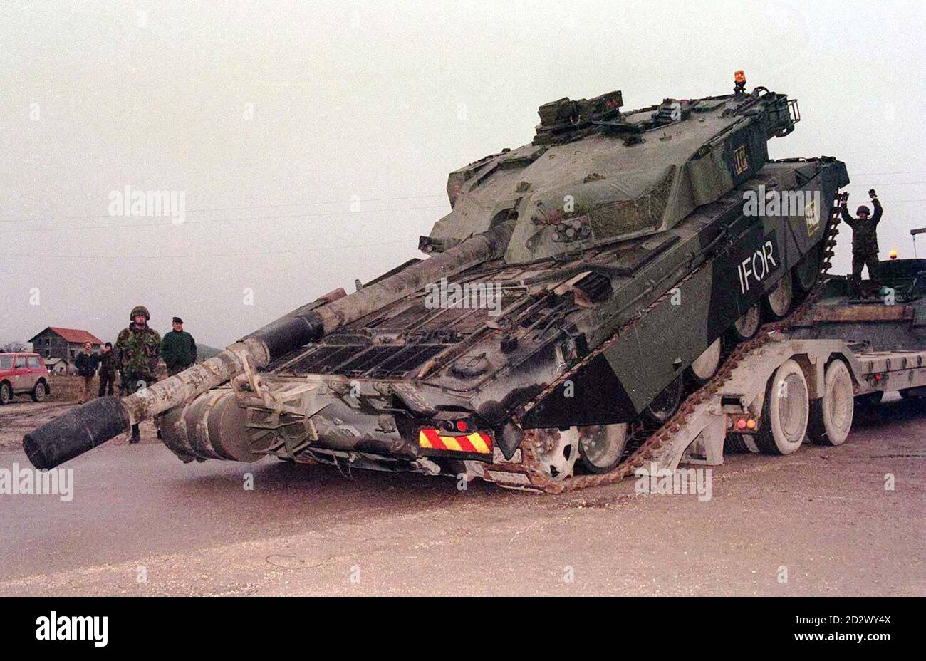 British Challenger battle tanks, which last saw action in the 1991 Gulf ...