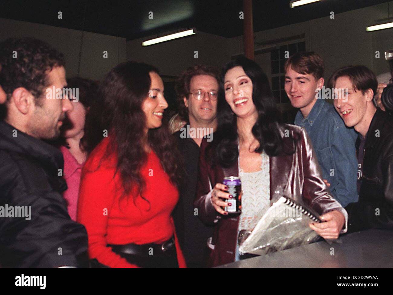 Superstar singer/actress Cher has a coke and a chat with residents of ...