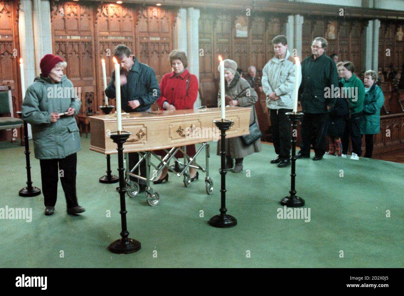 Liverpool's Archbishop Derek Worlock lies in state in the Chaple at St ...