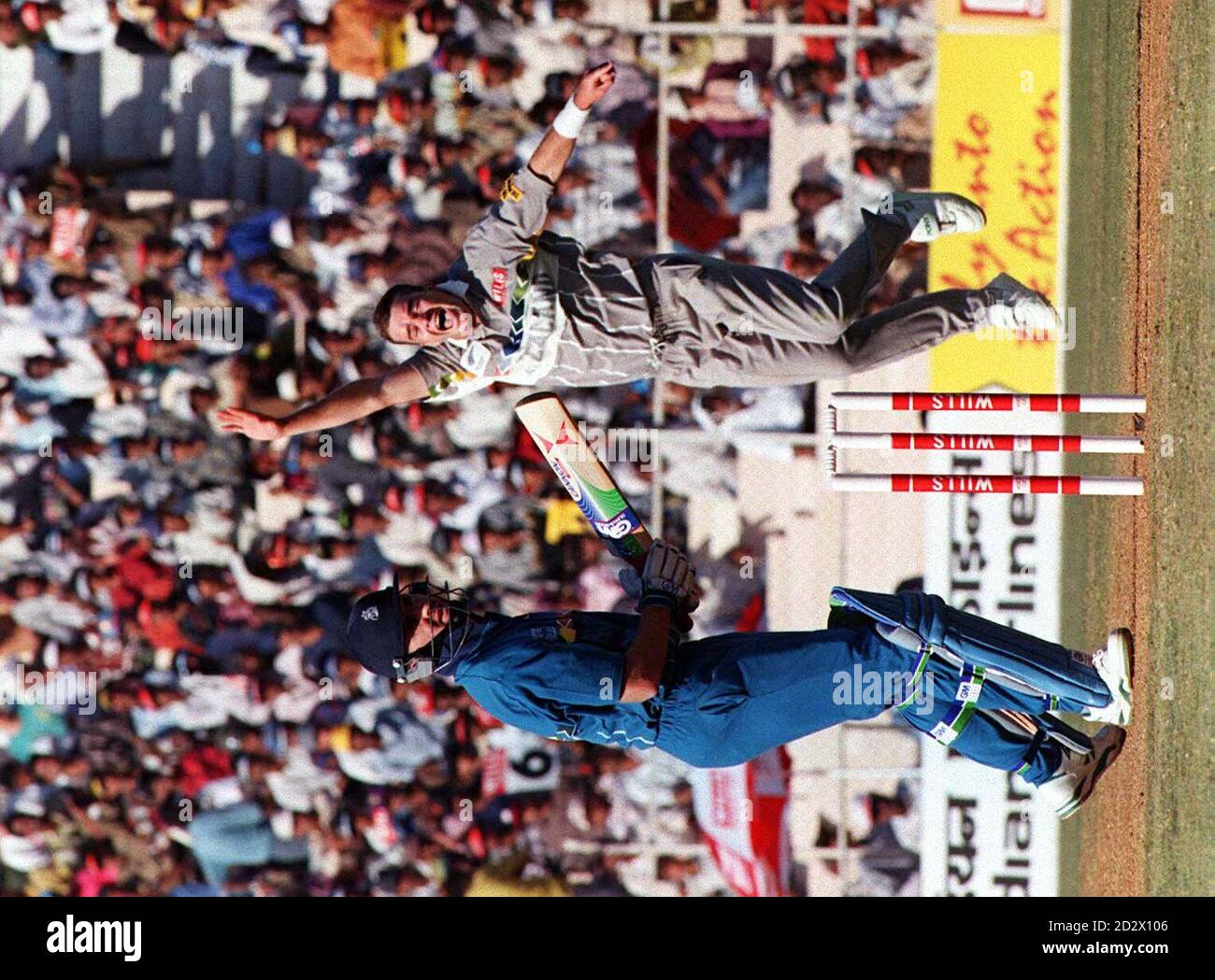 England lose their last chance as some big hitting from Dominic Cork ...