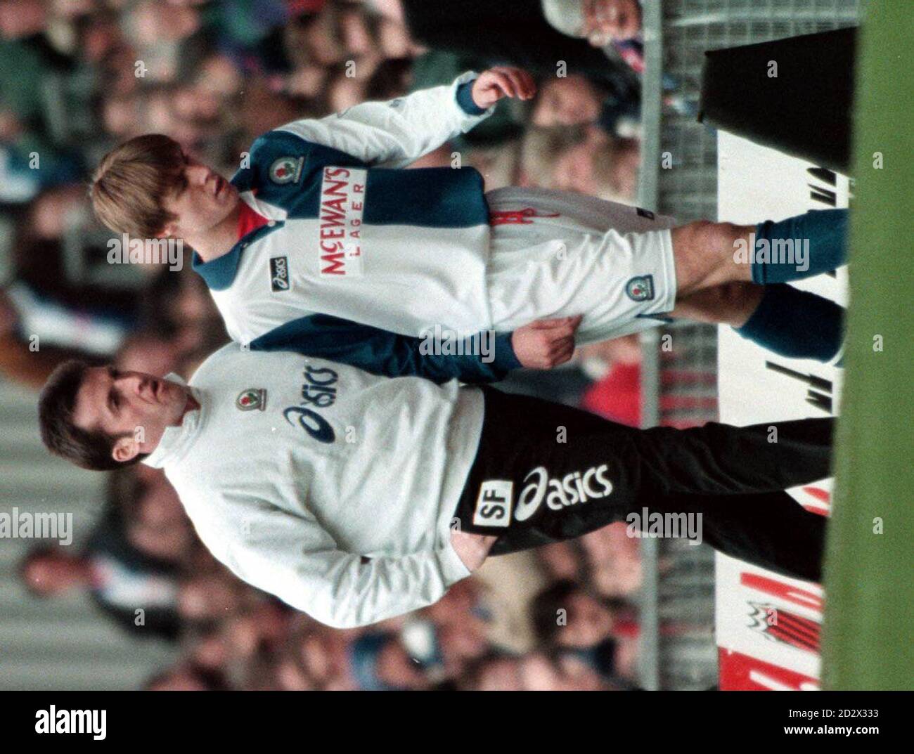 Garry Flintcroft's debut for Blackburn lasts just three minutes befor ...