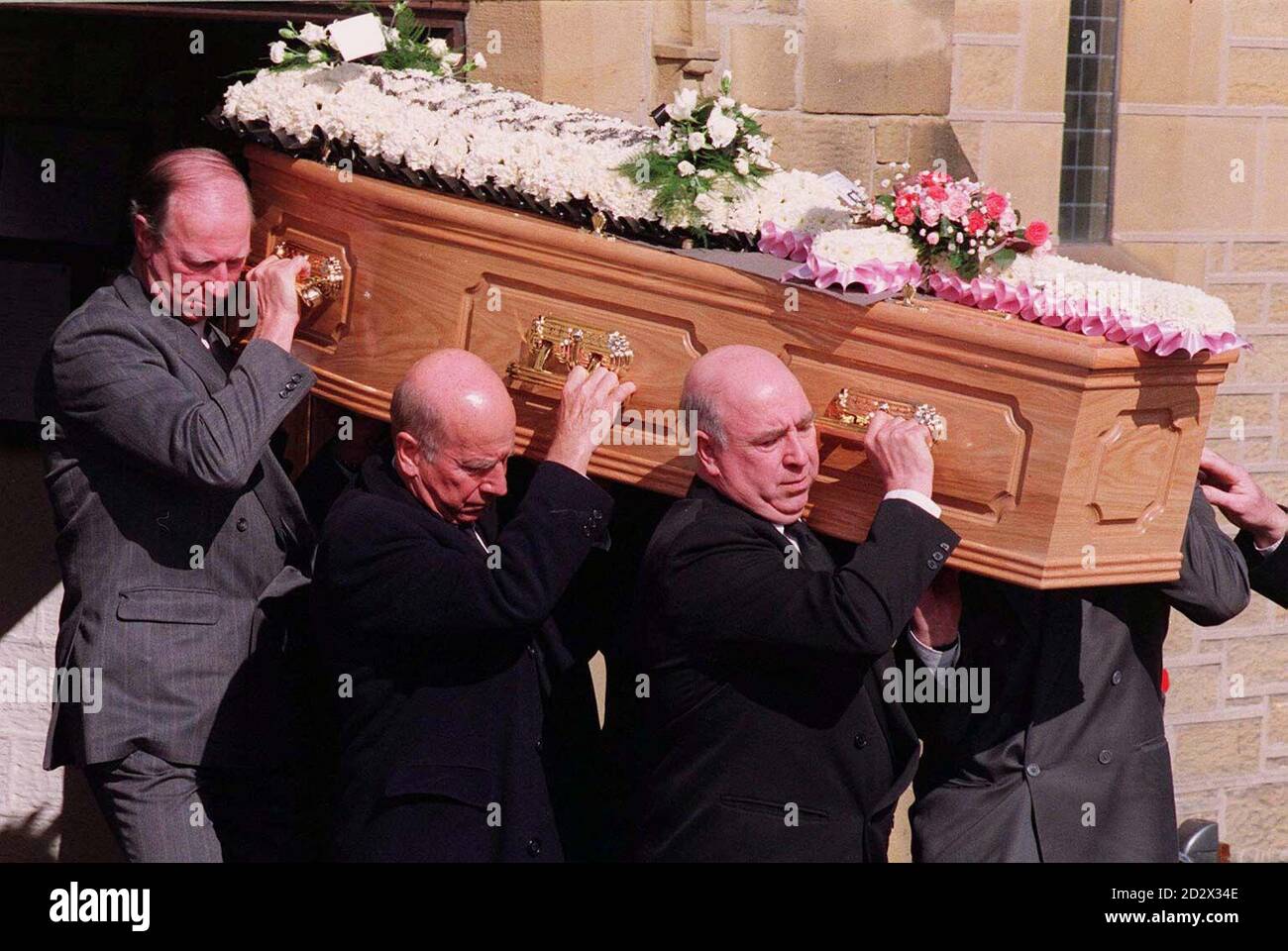 Charlton brothers united in grief, Jackie (left) Bobby (centre) and ...