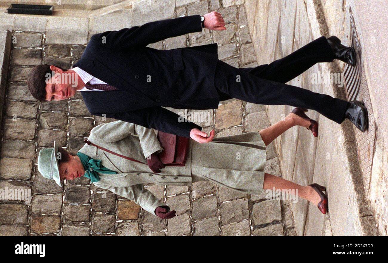 The Princess Royal and her husband, Commander Timothy Lawrence ...