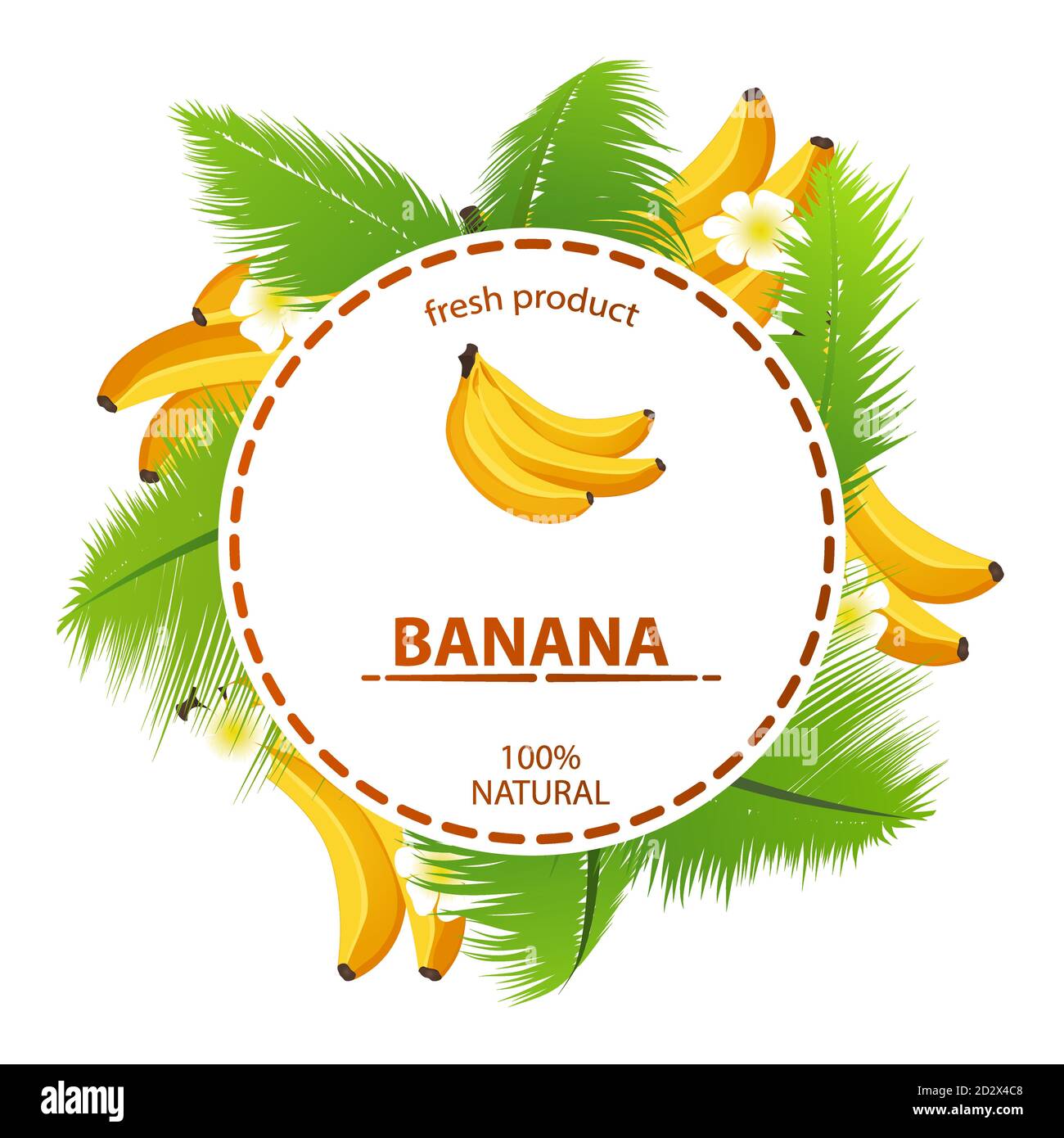 Cosmetic product tropical leaves Cut Out Stock Images & Pictures - Alamy