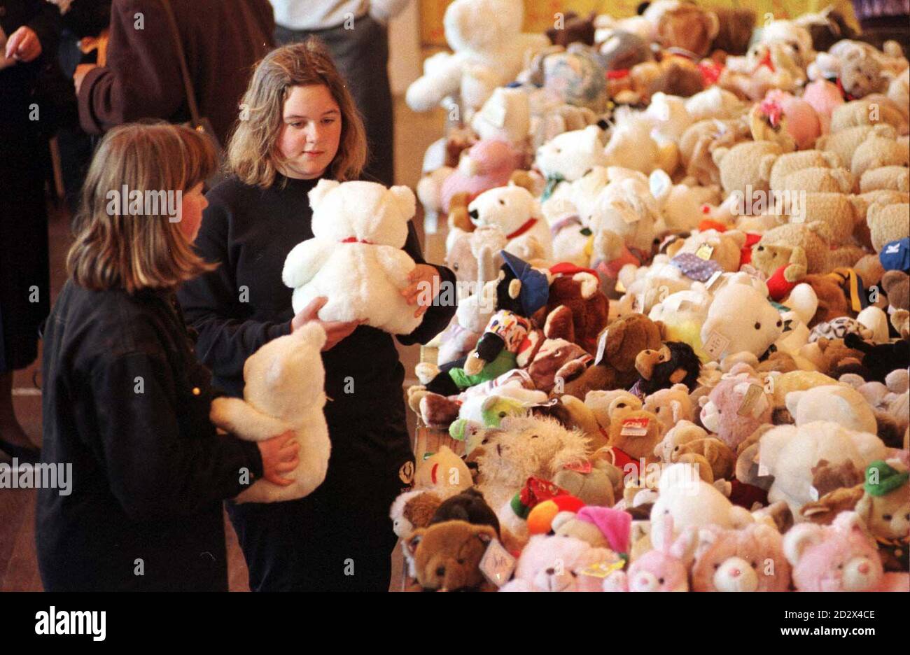 The children of Dunblane have their pick of the thousands of teddy ...