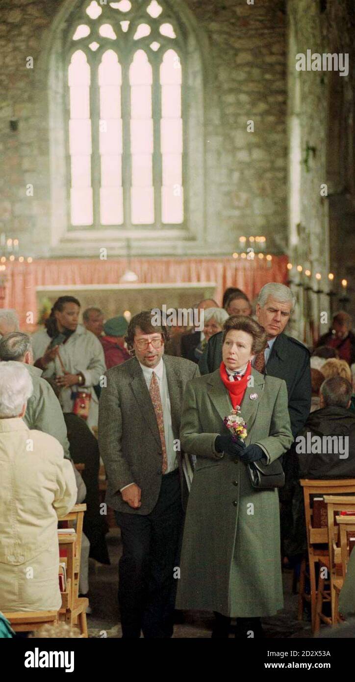 The Princess Royal, in her role as the Lord High Commissioner to the ...