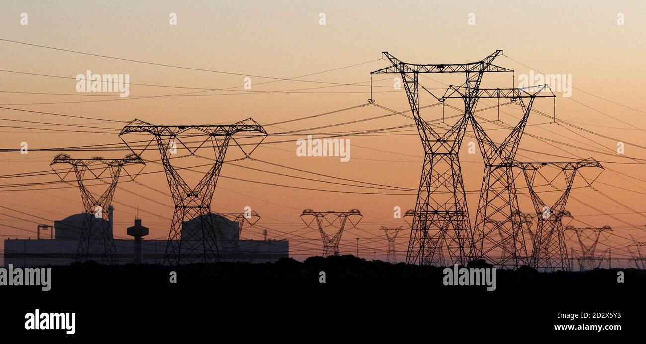 Eskom pylons hi-res stock photography and images - Alamy