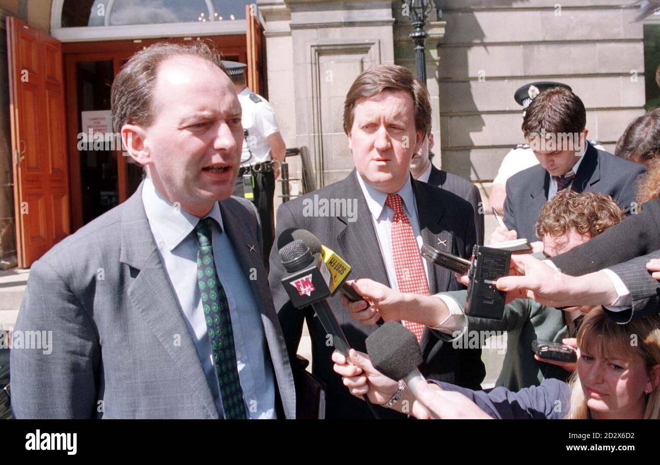 Scottish Secretary Michael Forsyth (LEFT) and his Labour shadow George ...