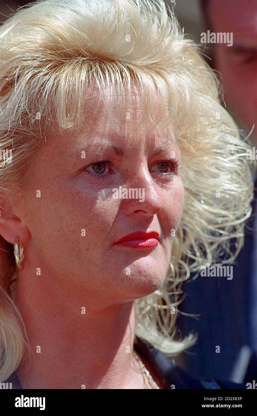 Julie Armener, sister of Barry Trigwell, leaves Birmingham Crown Court ...