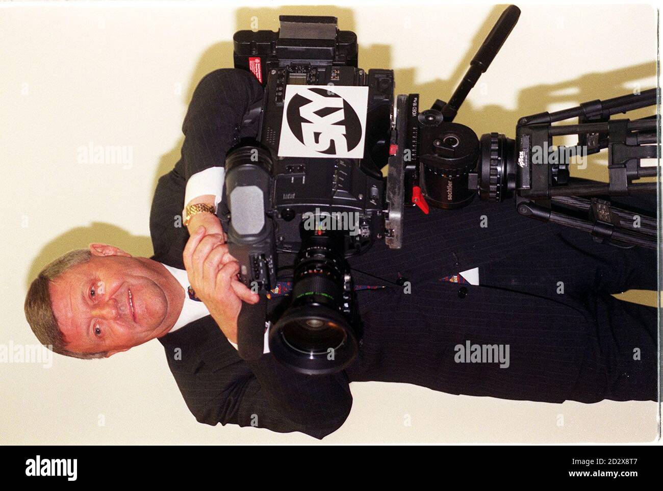 Sam Chisholm, chief executive of BSkyB in London today (Tuesday) to ...