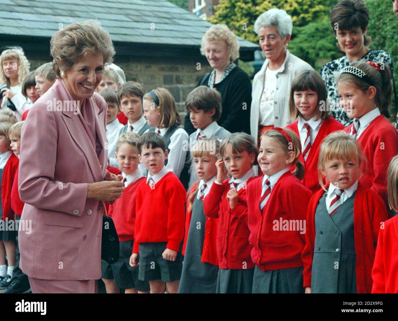 Prime Minister's wife Norma Major enjoys a warm welcome from the ...