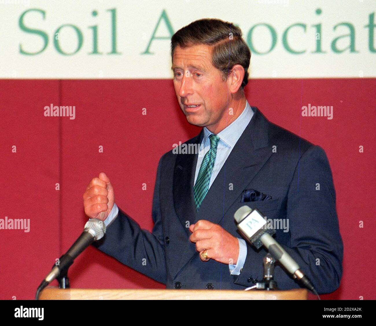 The Prince of Wales speaking at The Soil Association's Lady Eve Balfour ...