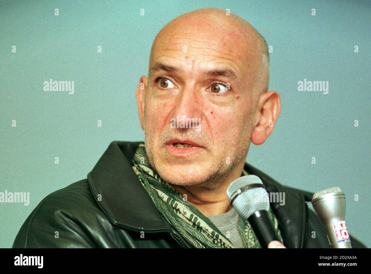 Oscar winning actor Ben Kingsley speaking at a press conference at the ...