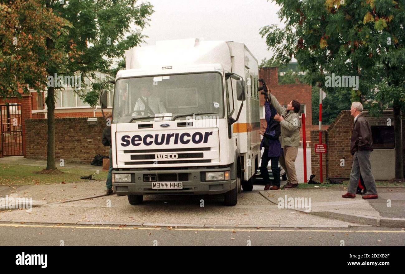 Inside a prison van hi-res stock photography and images - Alamy