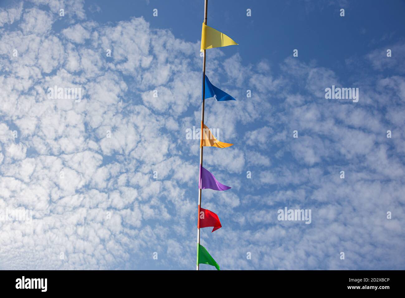 Triangular flags hi-res stock photography and images - Alamy
