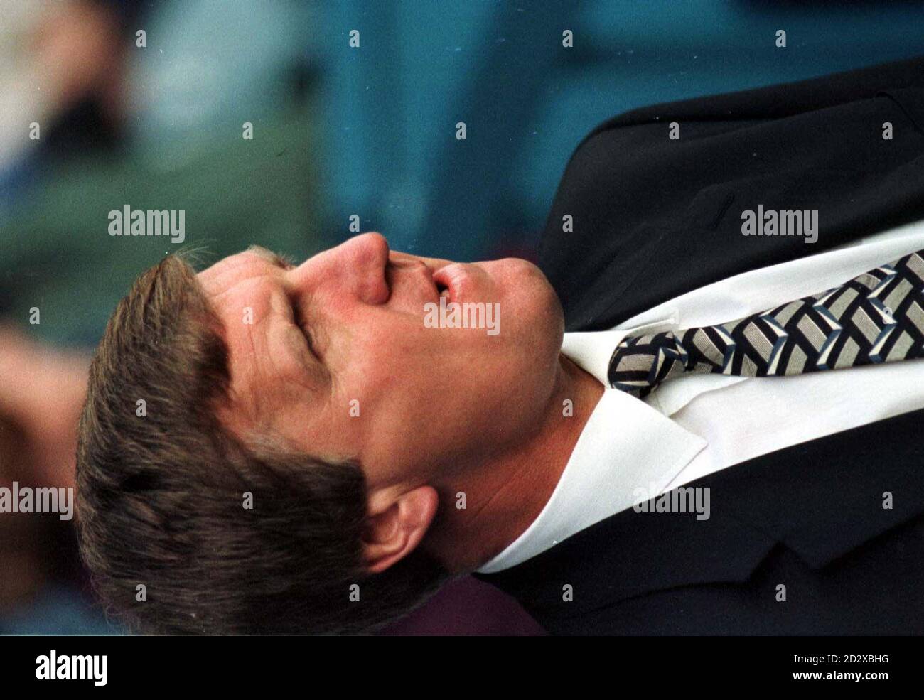 Blackburn Manager Ray Harford watches impassively as his team draw one ...