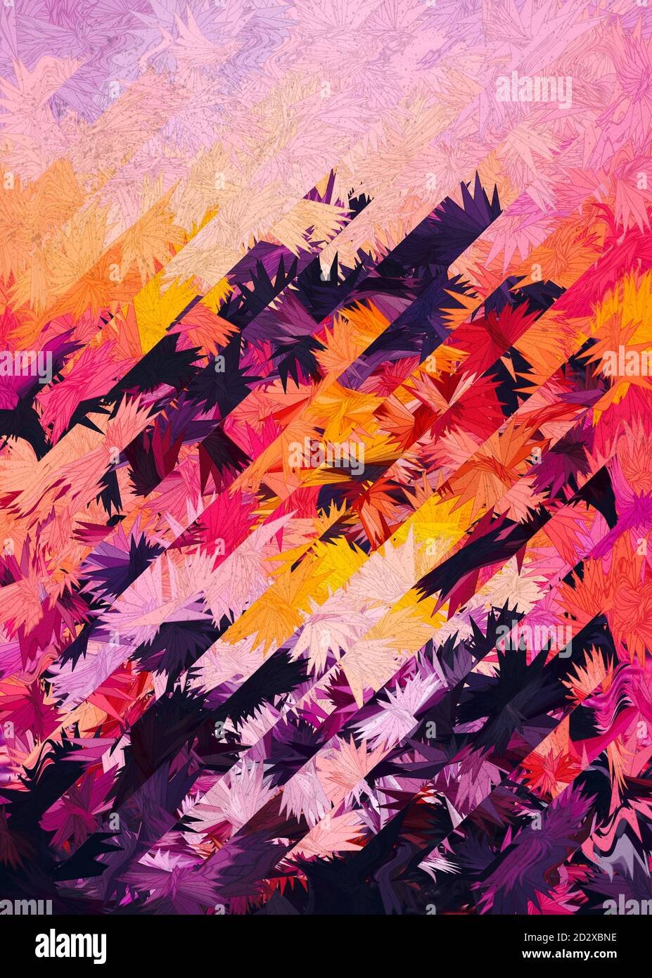 Abstract Colorful Geometrical Artwork Poster,Abstract Graphical Art ...