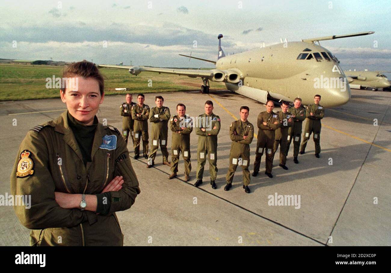 Flt. Lt Sarah Heycock the first women to captain the RAF's maritime ...