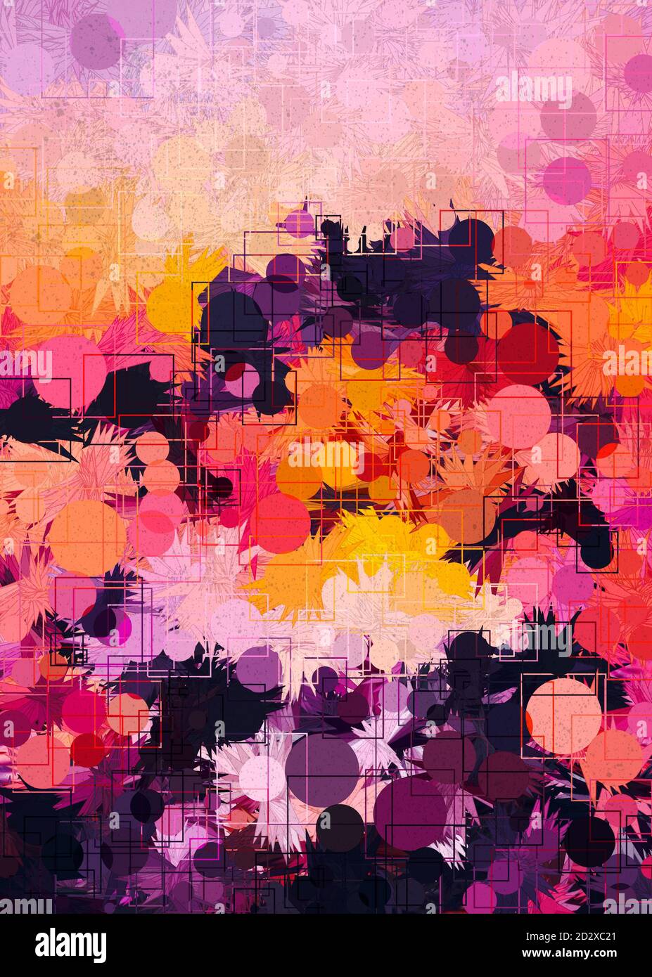 Abstract Colorful Geometrical Artwork Poster,Abstract Graphical Art ...