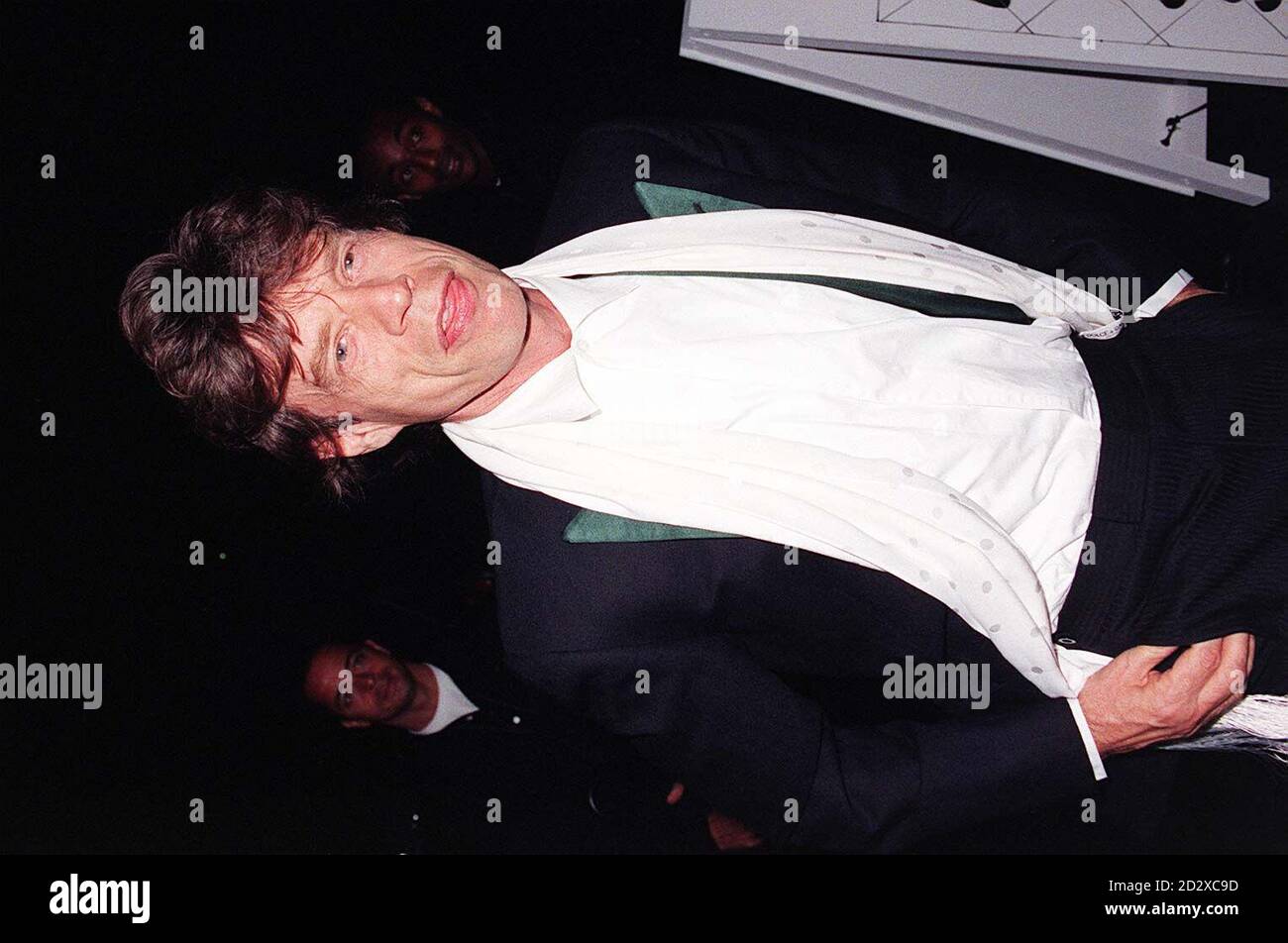 Rolling Stone Mick Jagger (d.o.b. 26/07/1943) arriving alone for a gala ...