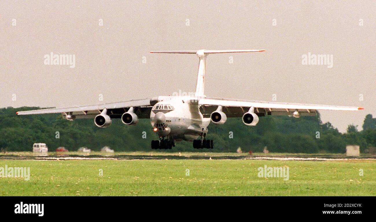 Undated filer of an Ilyushin IL-76 cargo aircraft, similar to the ...