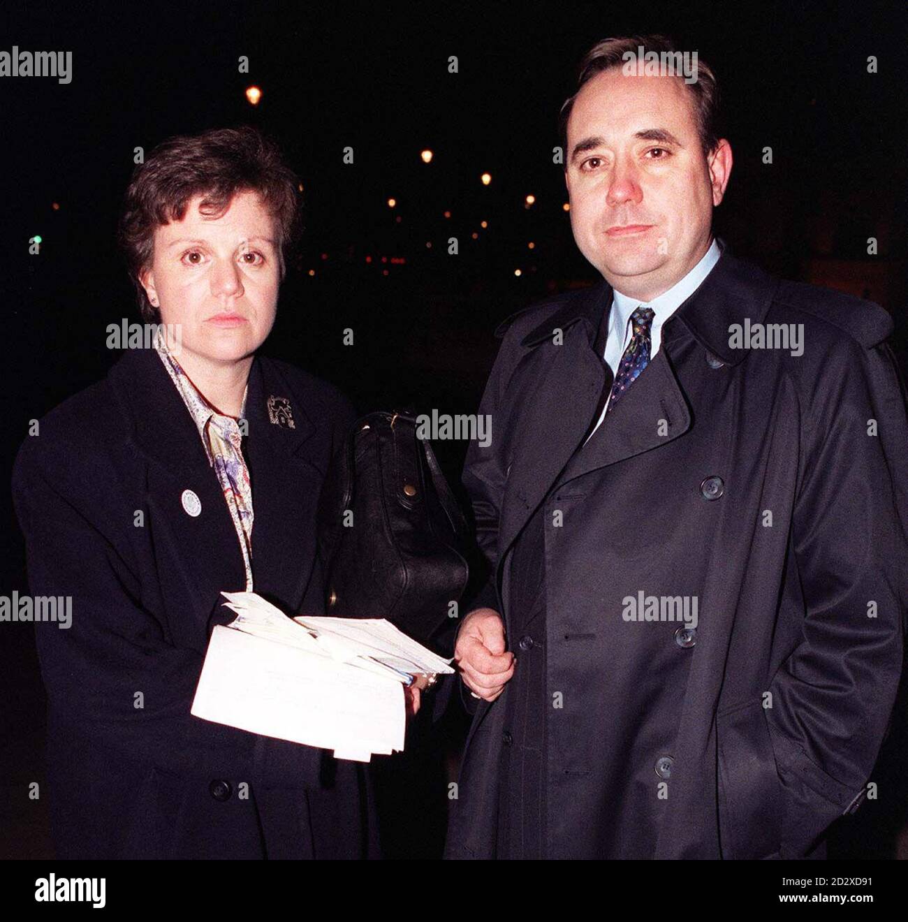 Mrs Anne Pearston, coordinator of the Dunblane Snowdrop Petition, which ...