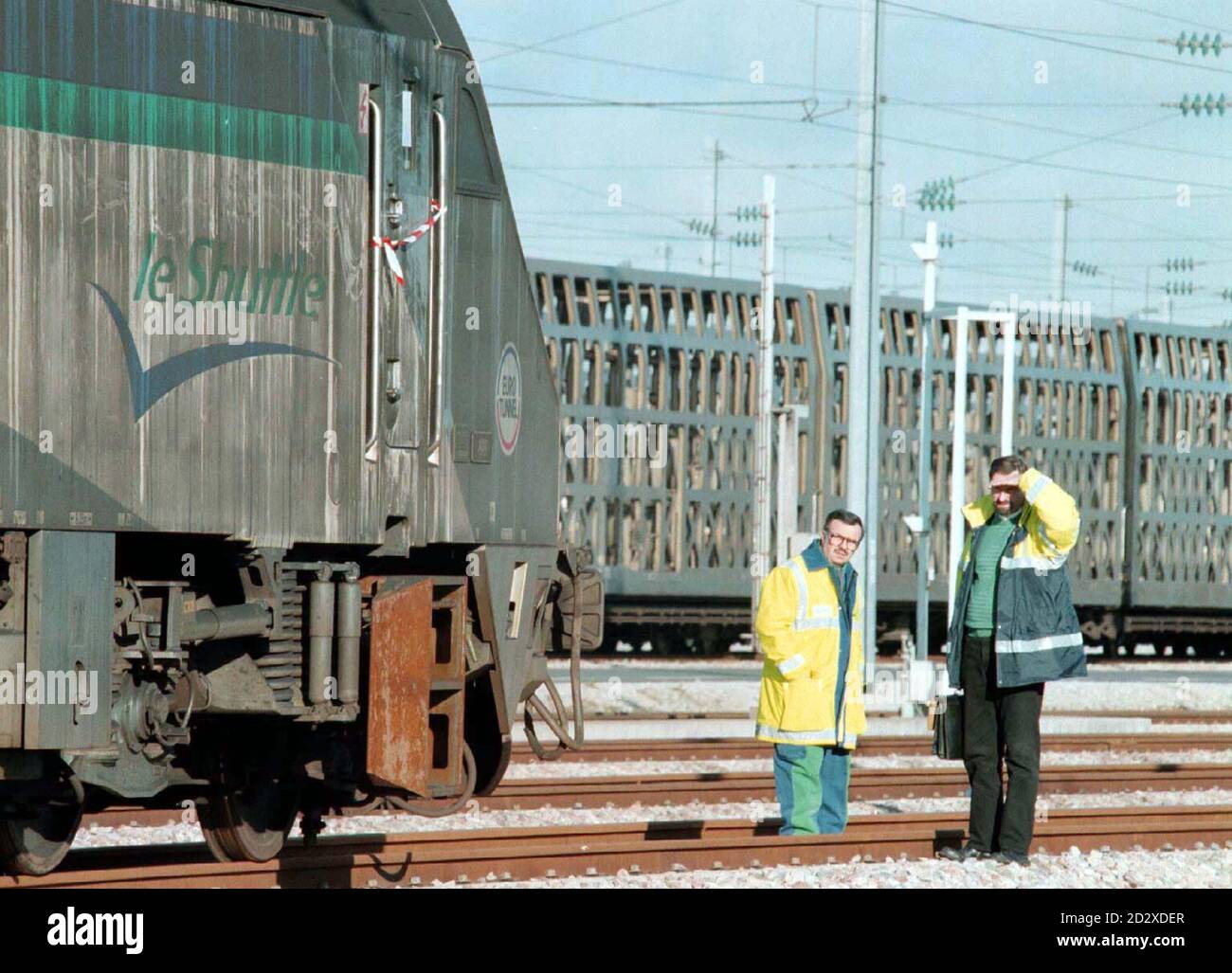 Channel tunnel fire scene hi-res stock photography and images - Alamy