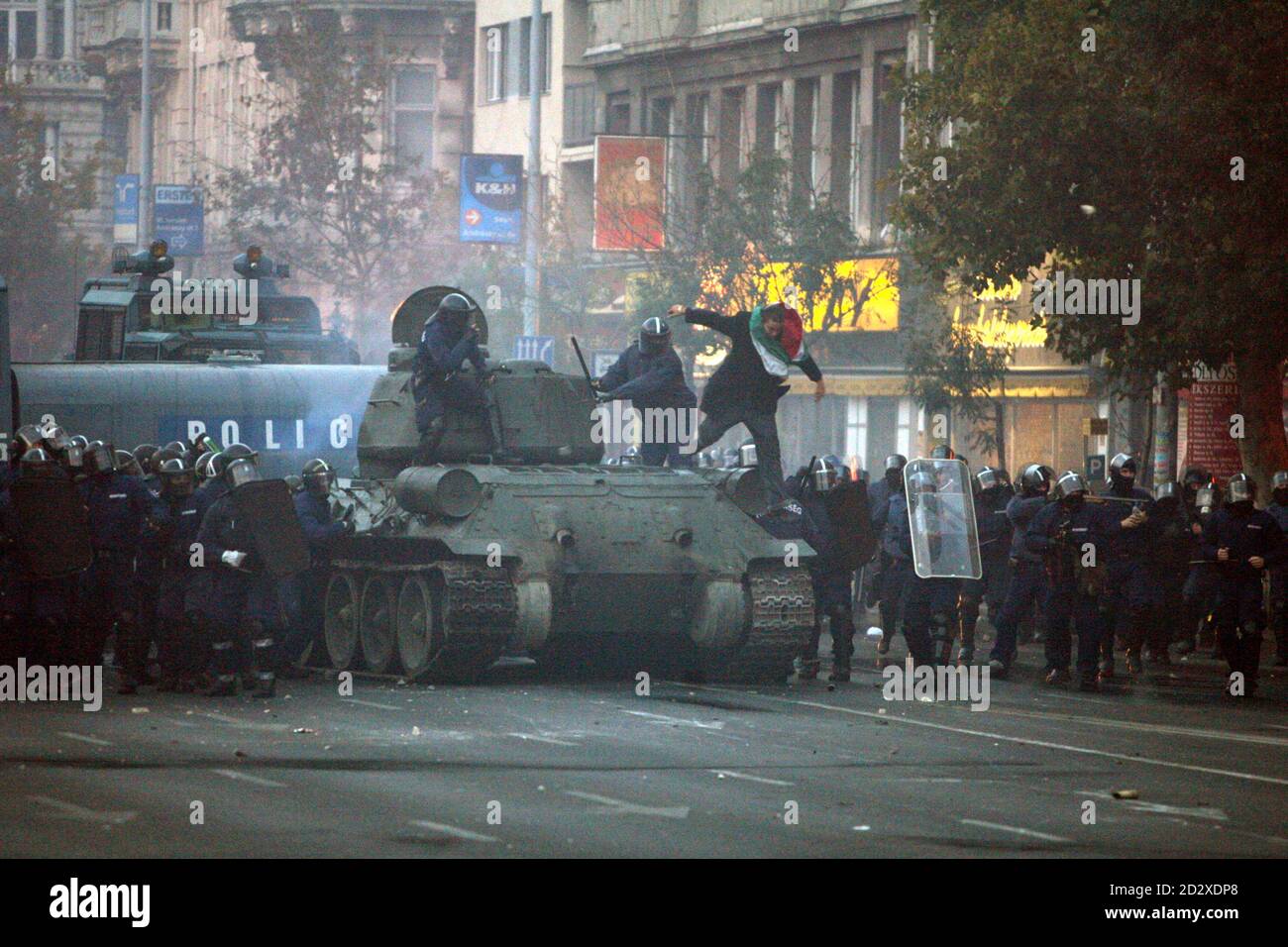 Hungarian uprising tank hi-res stock photography and images - Alamy