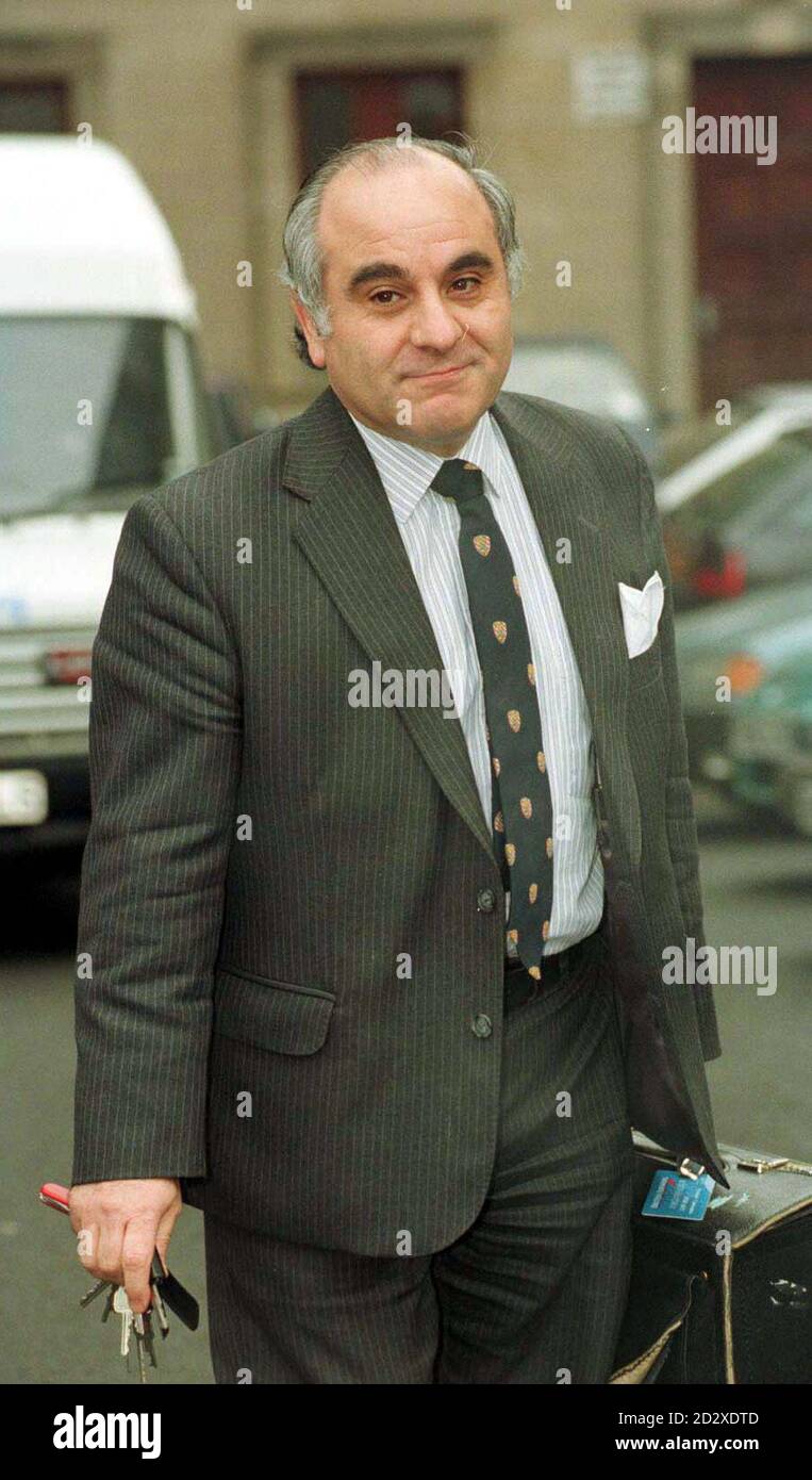 Pathologist Prof. Athony Busuttil arriving at Stirling Sheriff Court ...