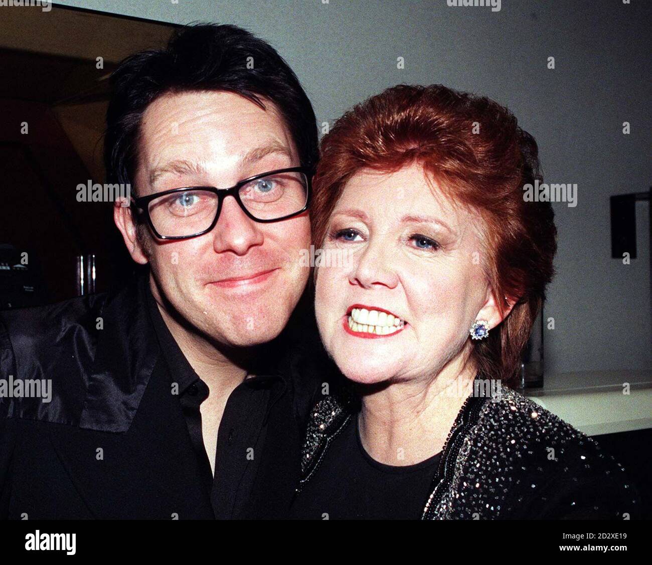 Winners Vic Reeves (Top Television Comedy Personality) and Cilla Black ...
