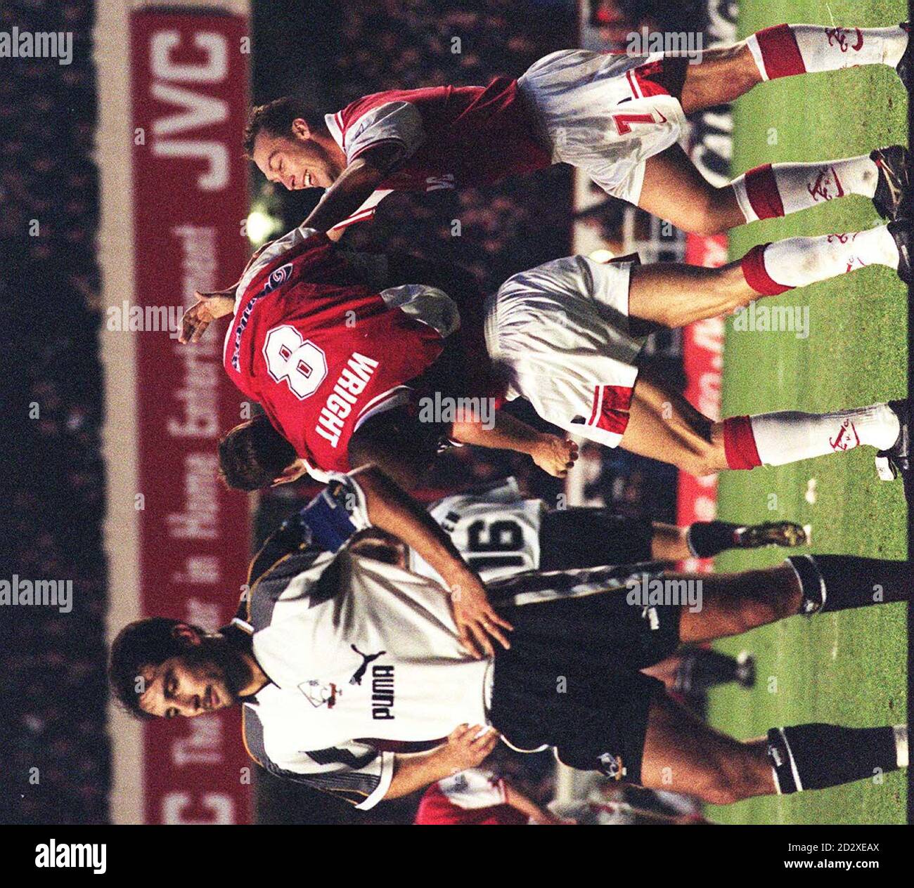 Sport football sptup david platt ian wright hi-res stock photography ...