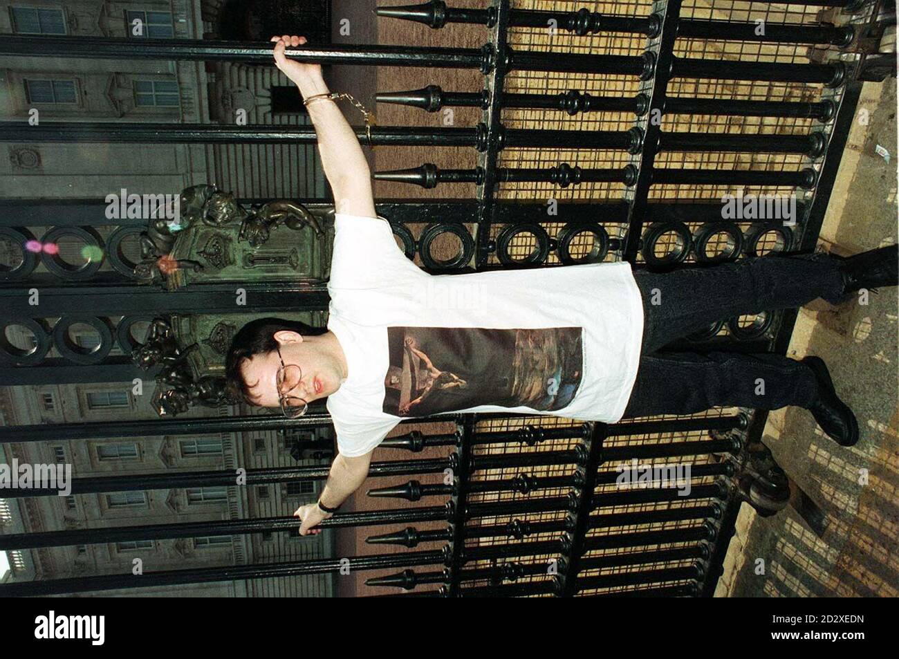 File dated 29.4.93 of escaped prisoner Joseph Steele standing ...