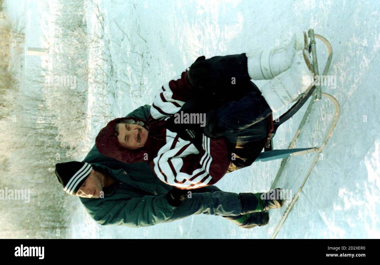 Newcastle manager Kevin Keegan gives assistant manager Terry McDermott ...