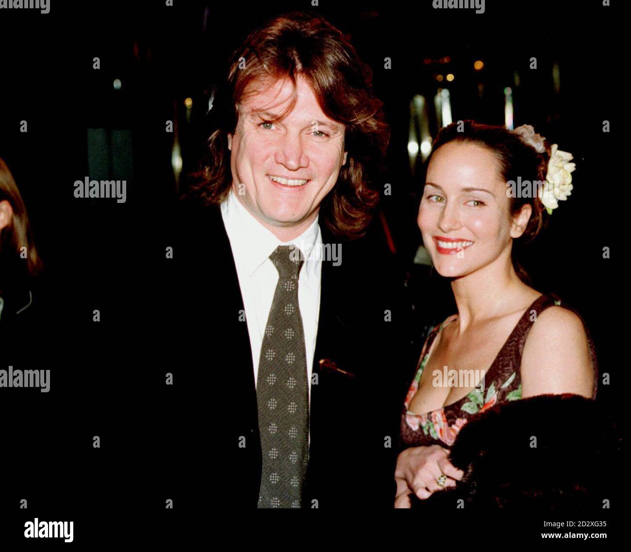 Actor Peter Howitt and his girlfriend Jayne Ashbourne at the London ...