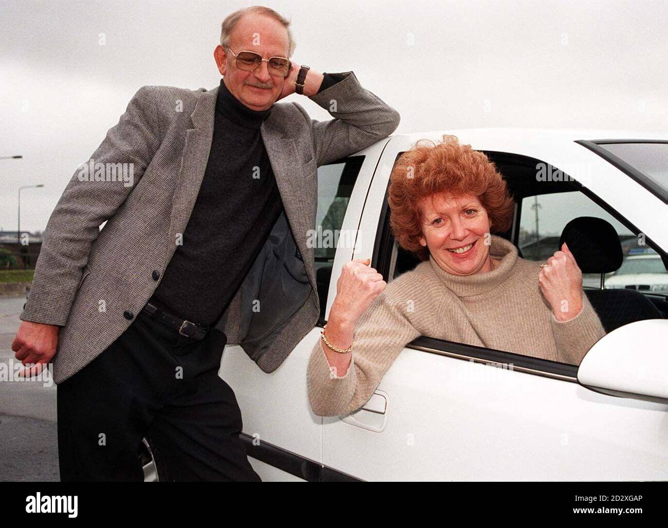 Terry Power, 59, from Leigh, Lancs, and his wife Judith, one of five ...
