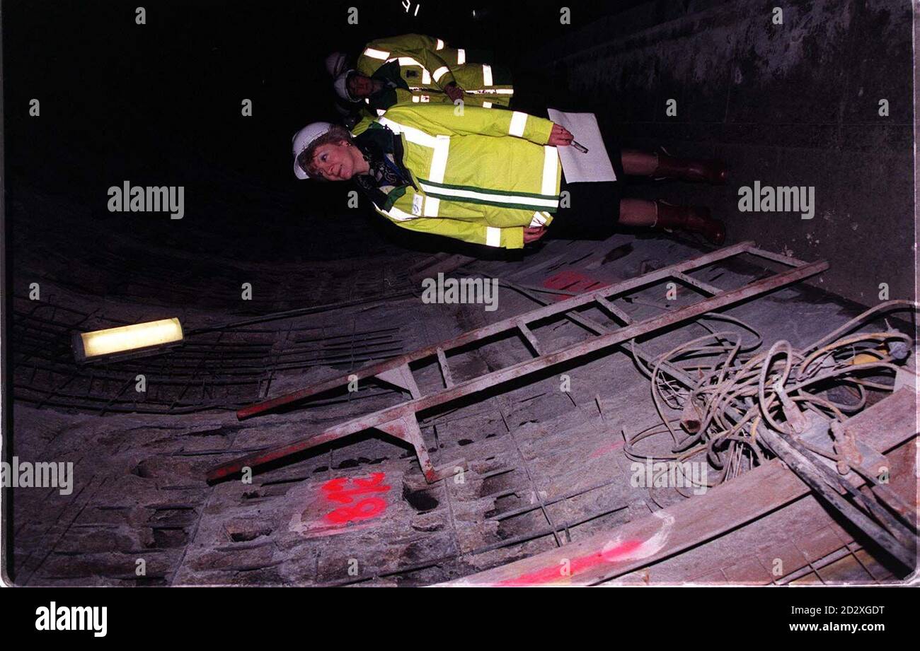 Journalists were shown the extensive clean-up operation carried out on ...