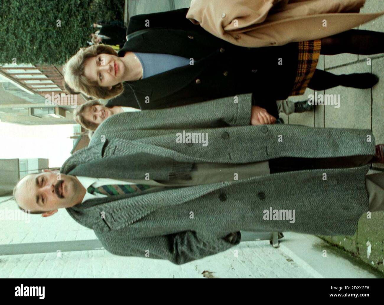 Goalkeeper Bruce Grobbelar and his wife Debbie arrive at Winchester ...